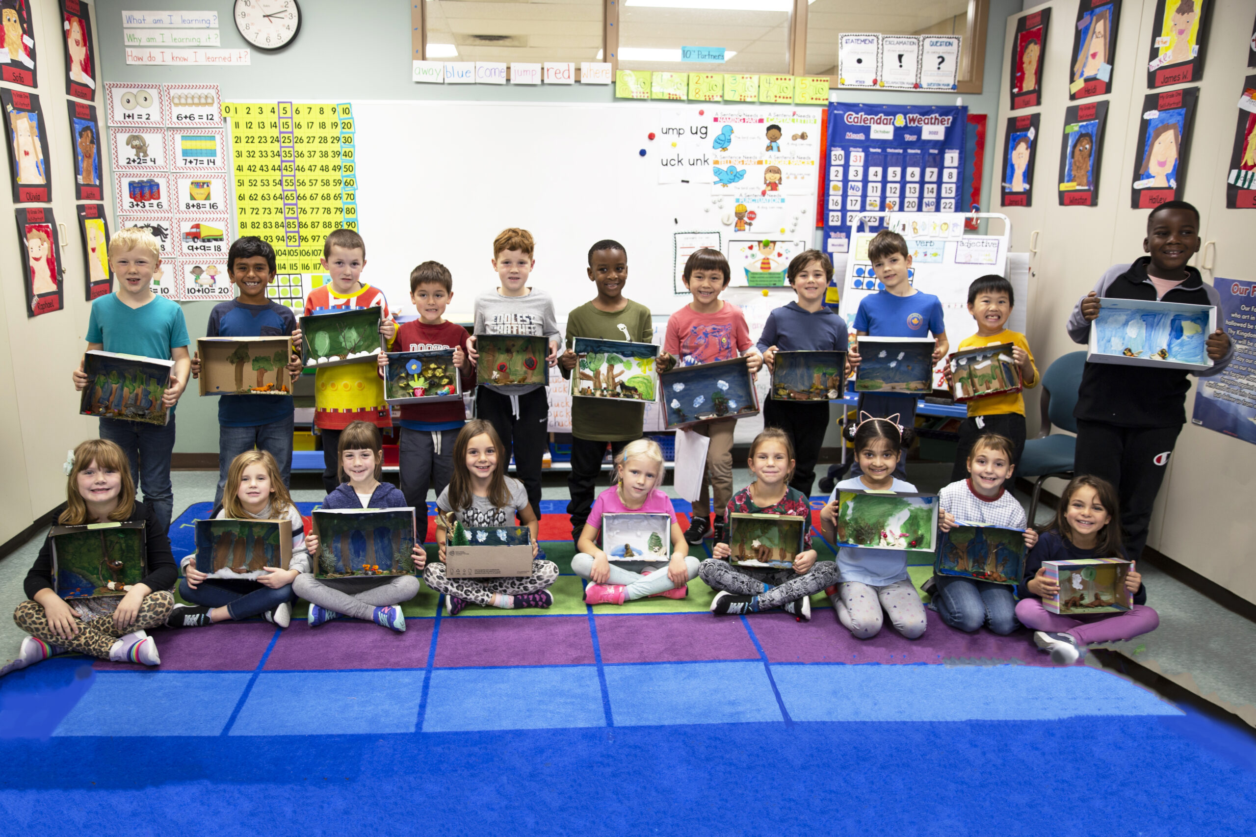 Creative Manitoba Animal Project in Grade 1 - Linden Christian School