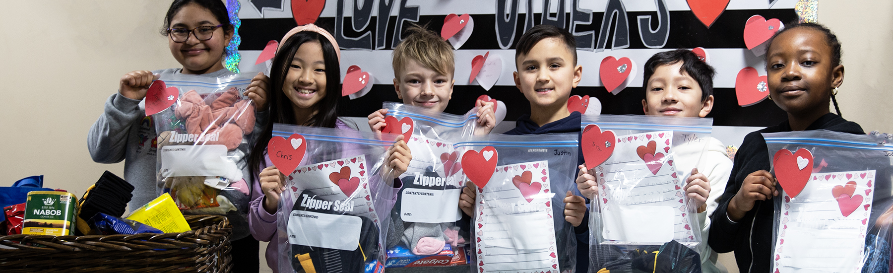 Demonstrating Love on Valentines Day! - Linden Christian School
