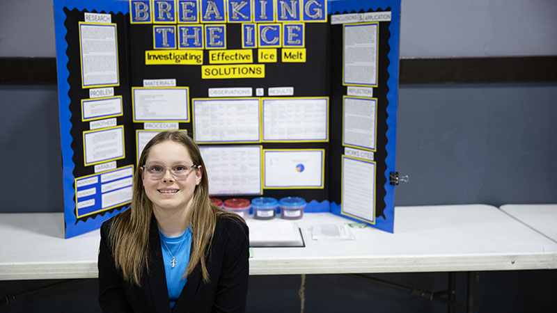 Celebration of Learning at Grade 7 Science Fair - Linden Christian School