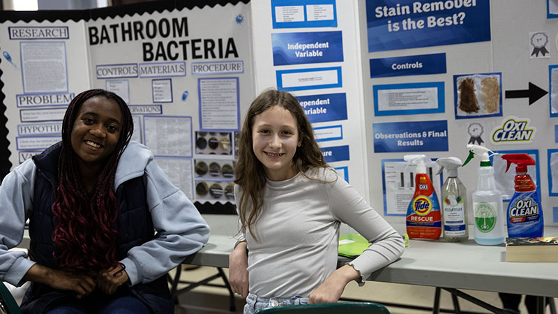 Celebration of Learning at Grade 7 Science Fair - Linden Christian School