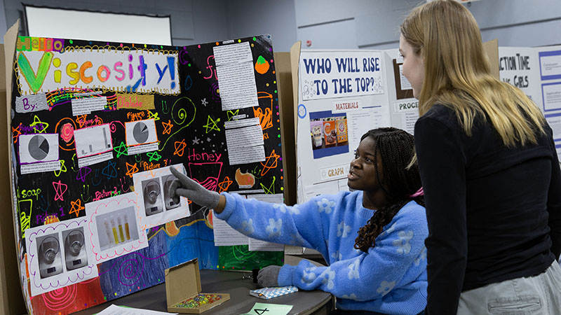 Celebration of Learning at Grade 7 Science Fair - Linden Christian School