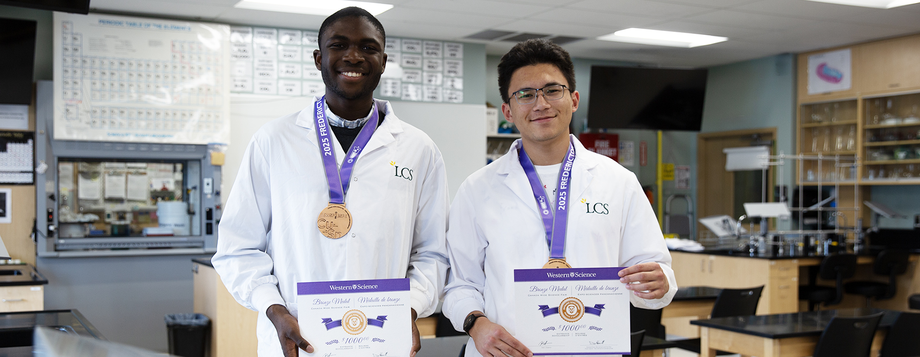 Bronze at Canada Wide Science Fair for LCS Students - Linden Christian ...