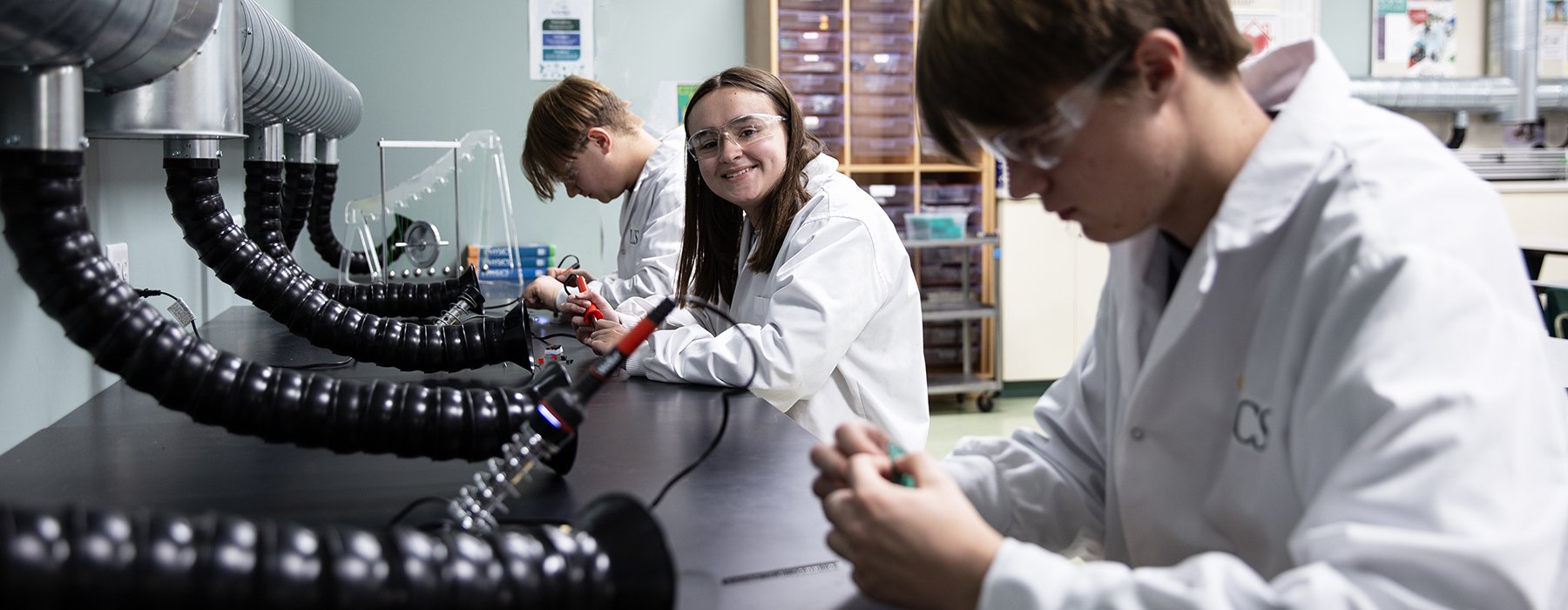 LCS Generosity Powers Upgraded Physics Lab - Linden Christian School
