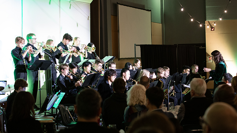 Student Musicians Shine at Jazz Café 2026 - Linden Christian School