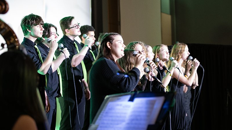 Student Musicians Shine at Jazz Café 2026 - Linden Christian School