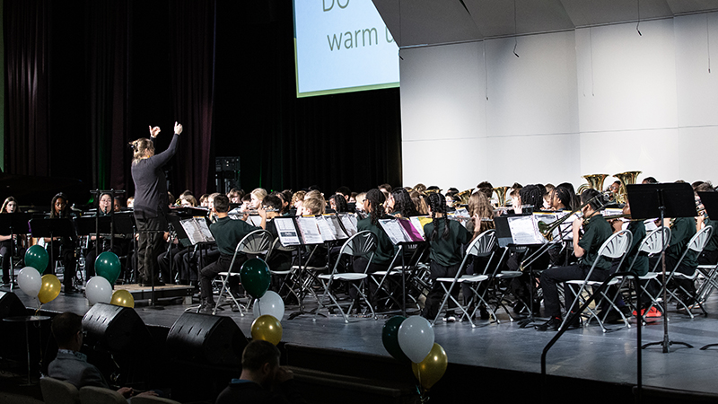 First Notes and Bravery at Grade 6 Beginner Band Presentation - Linden ...