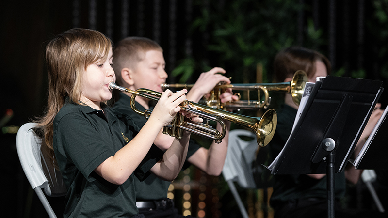 First Notes and Bravery at Grade 6 Beginner Band Presentation - Linden ...