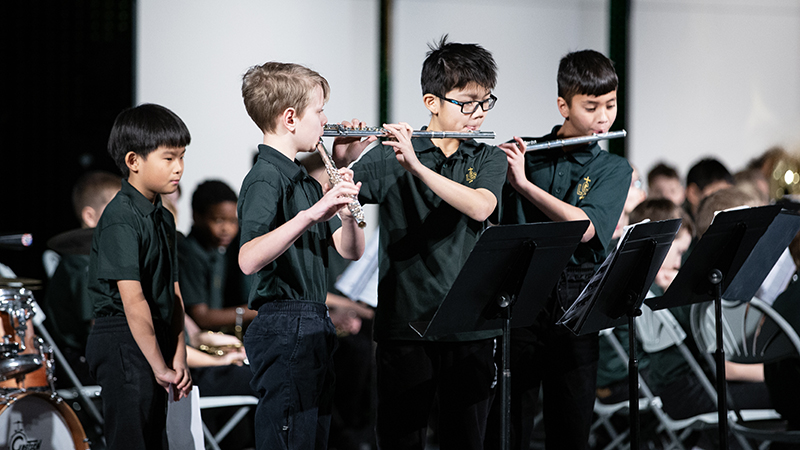 First Notes and Bravery at Grade 6 Beginner Band Presentation - Linden ...